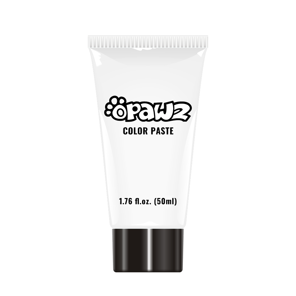Temporary White Color Paste For Pet Hair Coloring - Washes Out Easily ...
