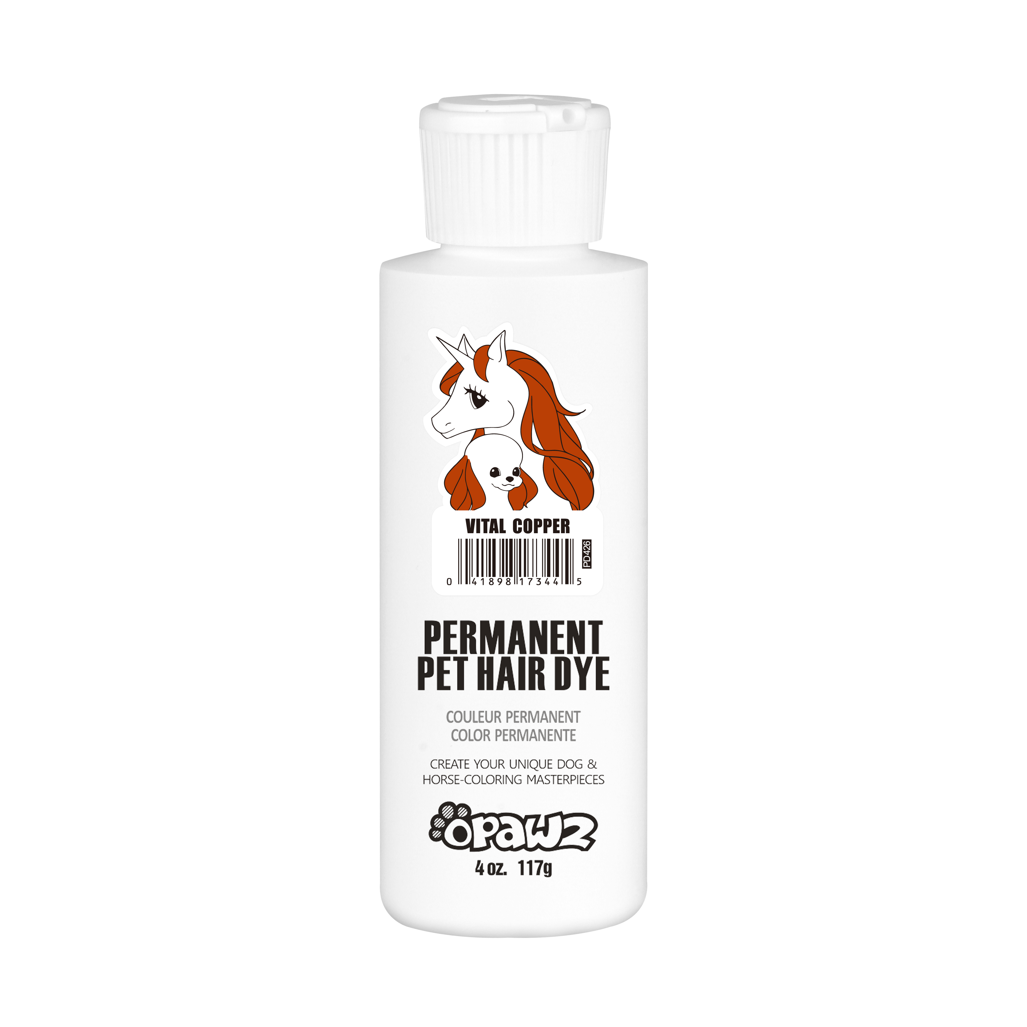 Vital Copper Dog Hair Dye by OPAWZ - Lasts 20 Washes